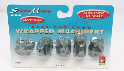 Scene Master Scenemaster 1511, Wrapped Machinery Flat Car Freight Load ...