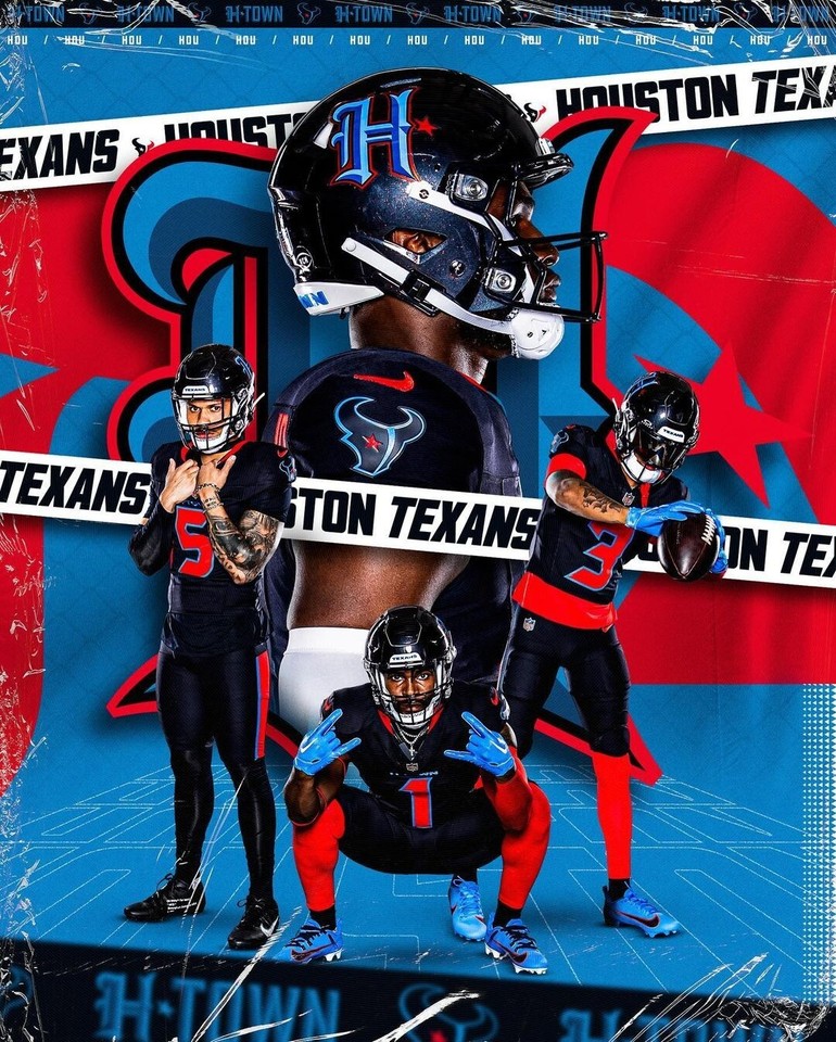 HOUSTON TEXANS "H-TOWN MADE" NEW FOR 2024 FOOTBALL MINI HELMET | eBay