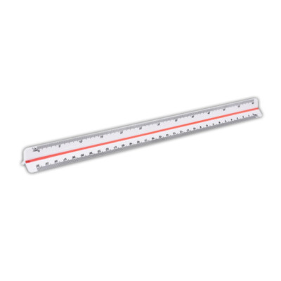 Triangular Measuring Scale Ruler Recyclable Plastic 30cm Each | eBay ...