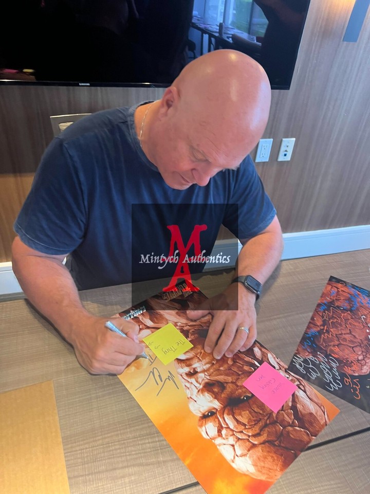 Michael Chiklis signed The Thing Funko Pop#560 The Fantastic Four ...