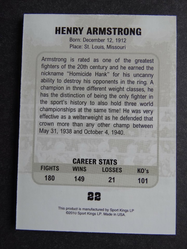 2011 Ringside Boxing Round One Gold Cards Complete Your Set U Pick List ...