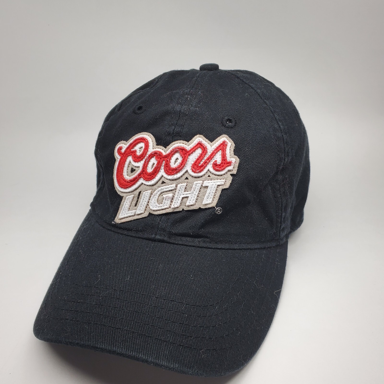 Coors Light Beer Ball Cap Hat Black Mens Strapback Alcohol Bio Domes | eBay