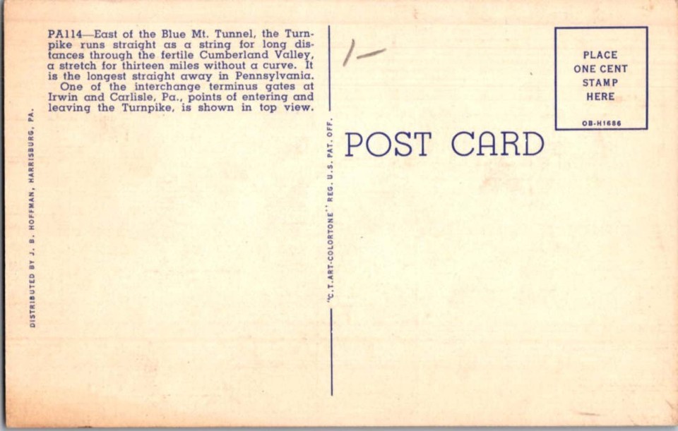 Between Carlisle And Harrisburg Pennsylvania PA : HIGHWAY SCENE o/06 ...