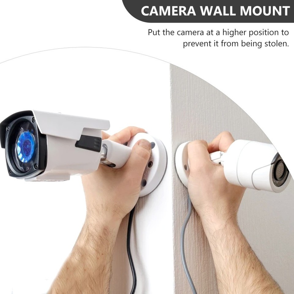 2PCS Camera Mount Bracket Security Camera Rack Adjustable Wall Holder ...