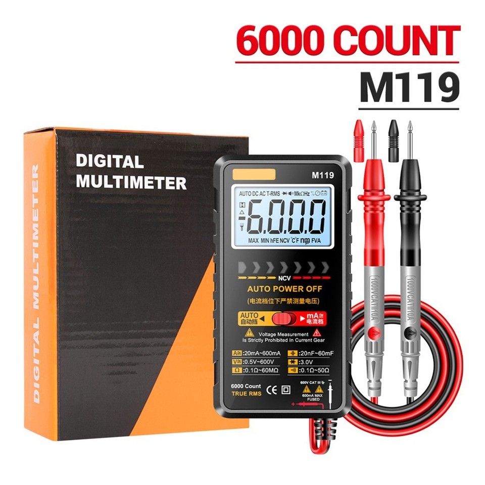 M119 6000 Count Digital Meter with Flashlight for Convenience During ...