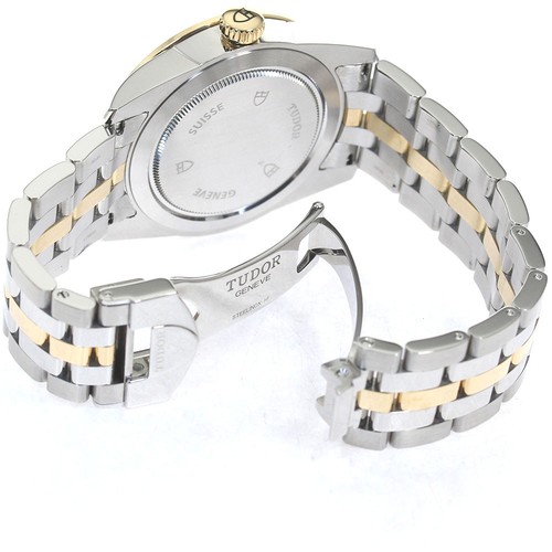 TUDOR 56003 Glamour Date Day Automatic Men's Wristwatches Black ...