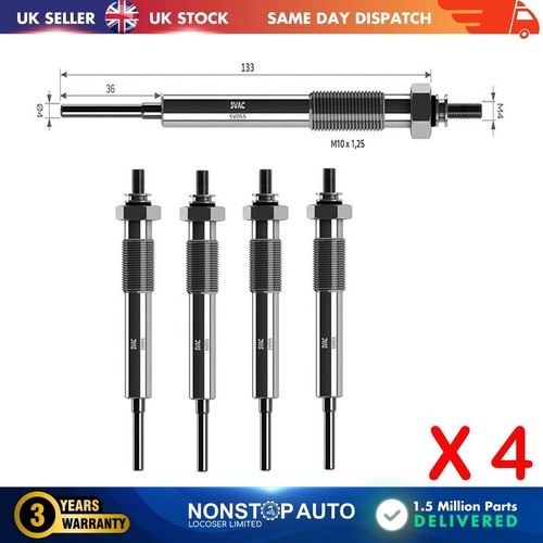 4X Glow Plugs For ISUZU D-Max I 2.5 3.0 DiTD 8980133920 | eBay Australia