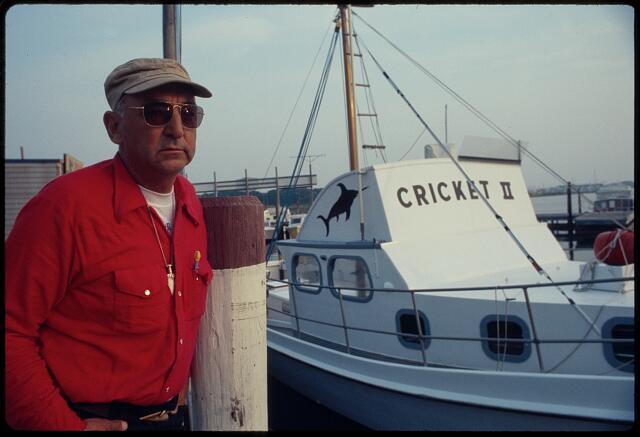 Photo:Frank Mundus, shark hunting, Montauk Point, [[Long Island]] | eBay