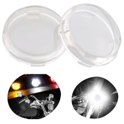 Clear Turn Signal Light Lenses Cover Fit For Harley Dyna Street Glide ...