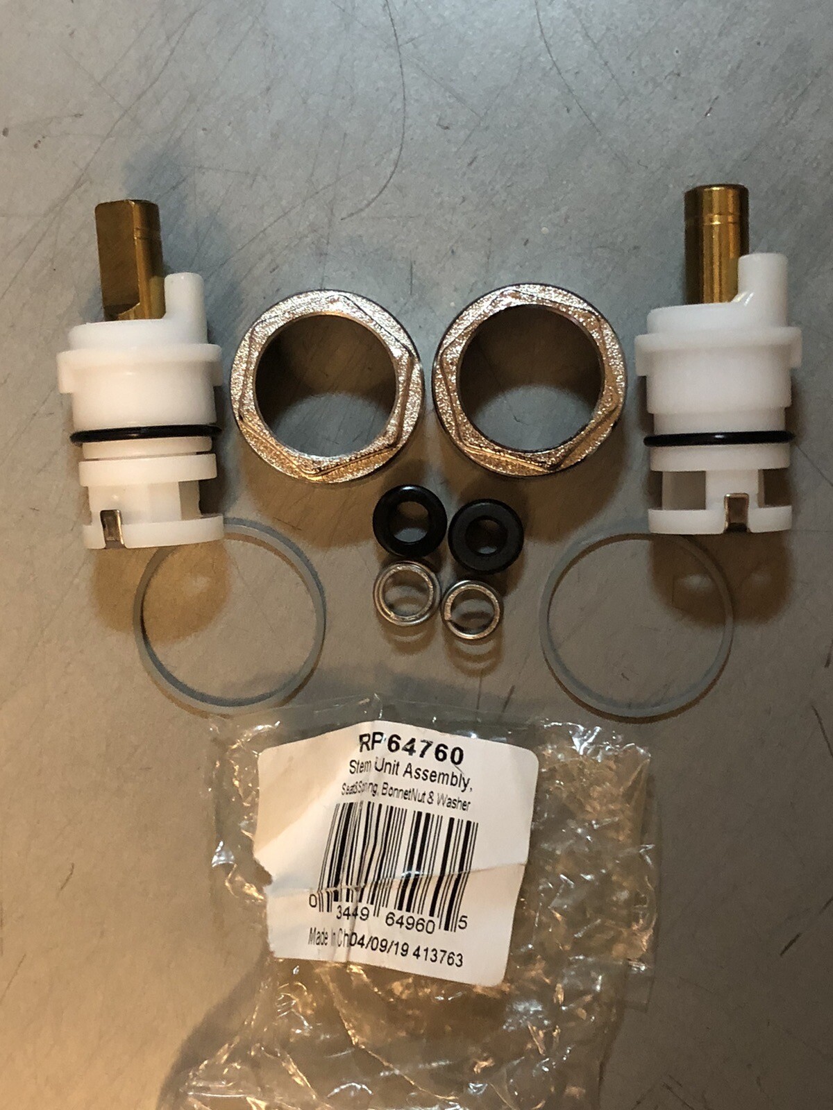 Delta RP64760 Talbott Stem 2 Unit Assembly Seat and Spring Bonnet Nut ...