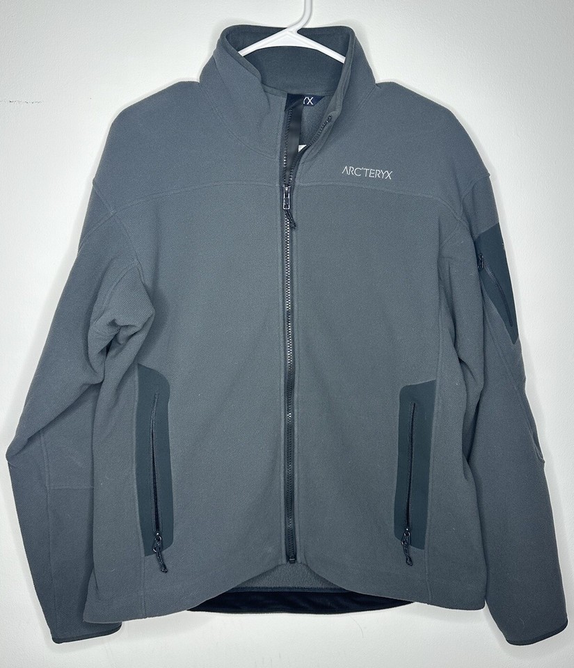ARC’TERYX Maverick AR Polartec Full Zip Fleece Jacket Gorpcore Gray Men ...