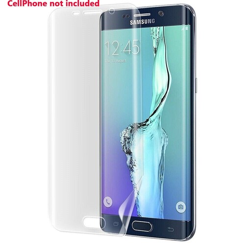 Anti-Bubble Clear Soft Screen Protector Flim for Samsung Galaxy S6 edge ...