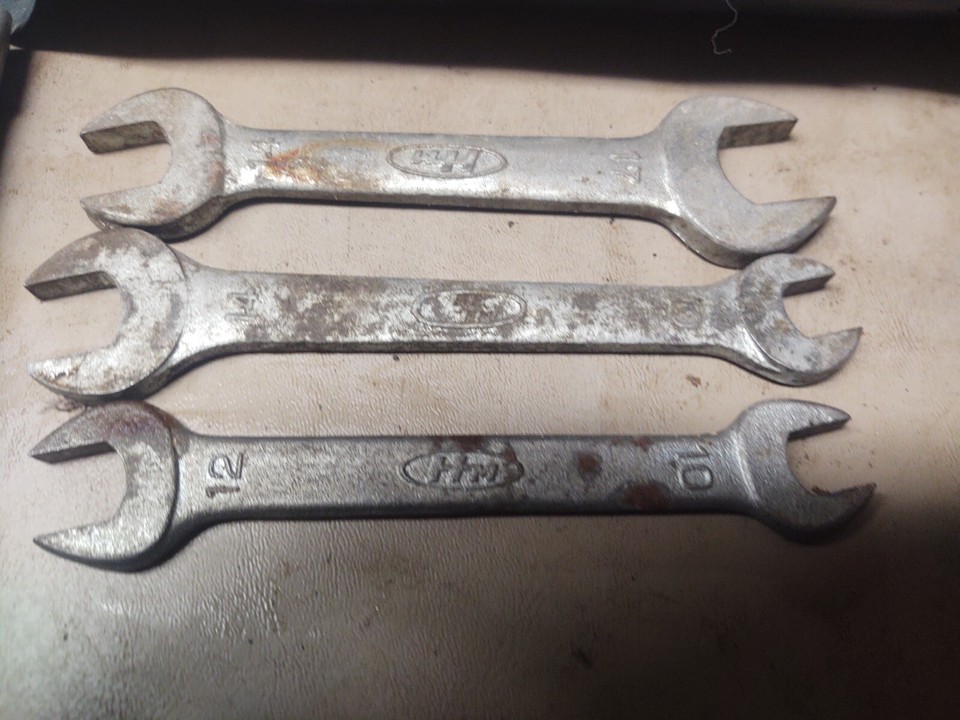 Vintage Honda Motorcycle Tool Kit Early HM With Pouch Wrenches Sockets ...