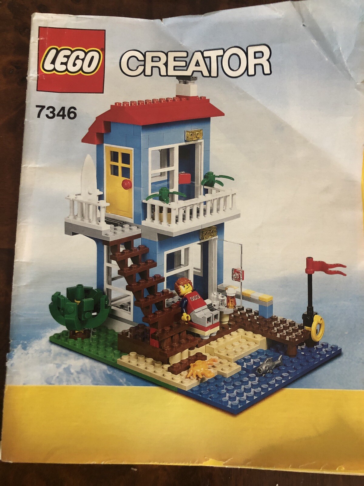 Lego Creator 7346 Seaside House 3 sets of Booklets In 1 Manuals ...
