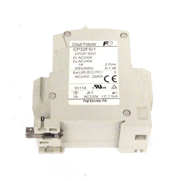 FUJI CP32FM/1W 2P 1A AMP 240V-AC MINIATURE CIRCUIT BREAKER, 58% OFF