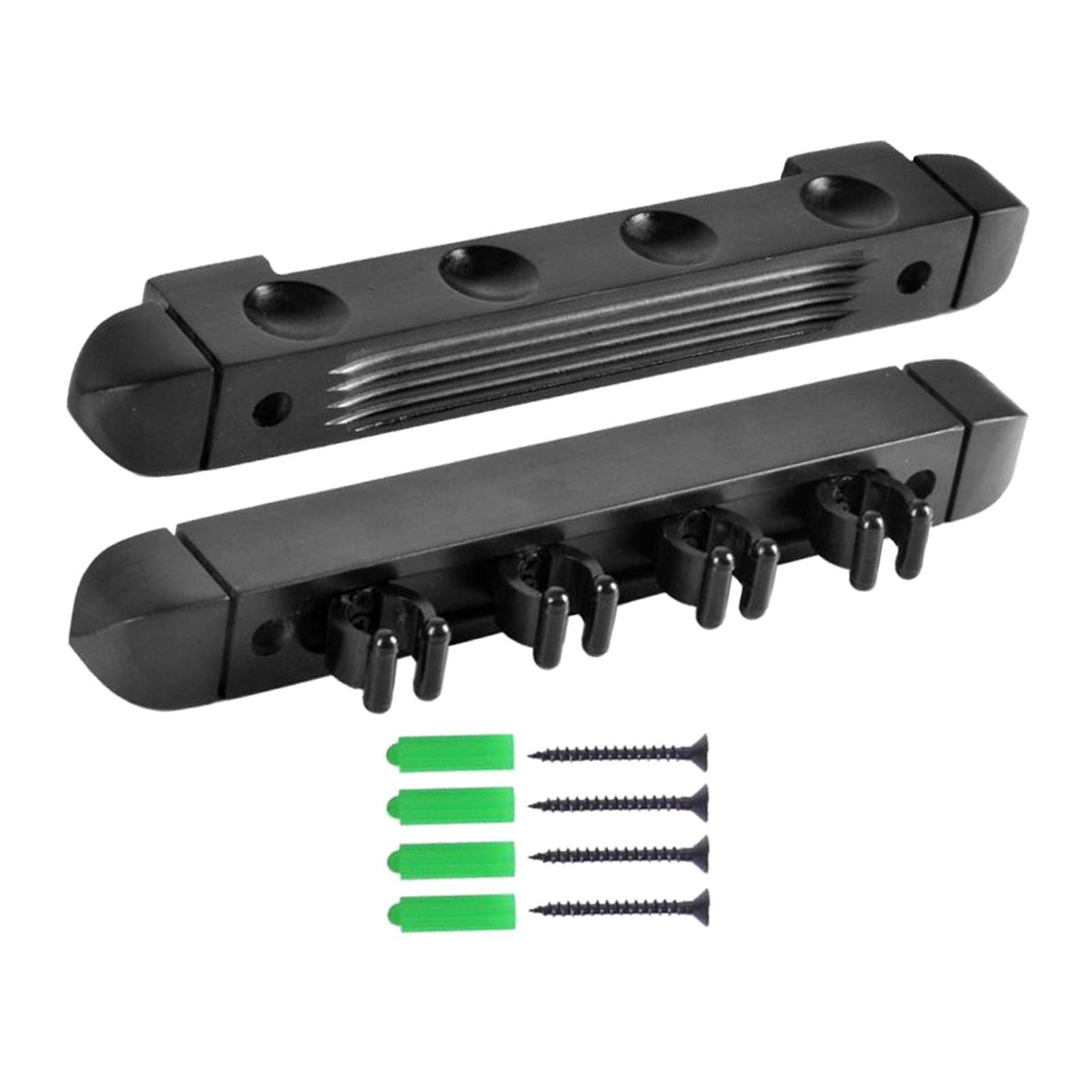 Pool Cue Rack Pool Balls Hanging Cue Clips Stand Billiard Stick Holder ...