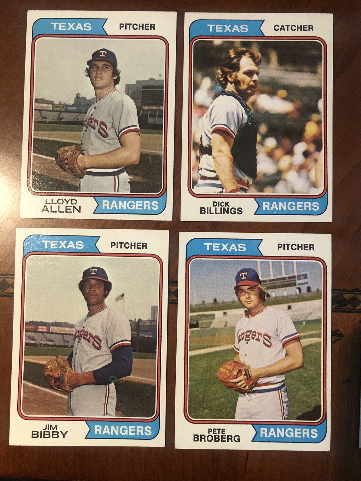 1974 TEXAS RANGERS TOPPS BASEBALL PARTIAL TEAM SET - 24 CARDS Grieve ...