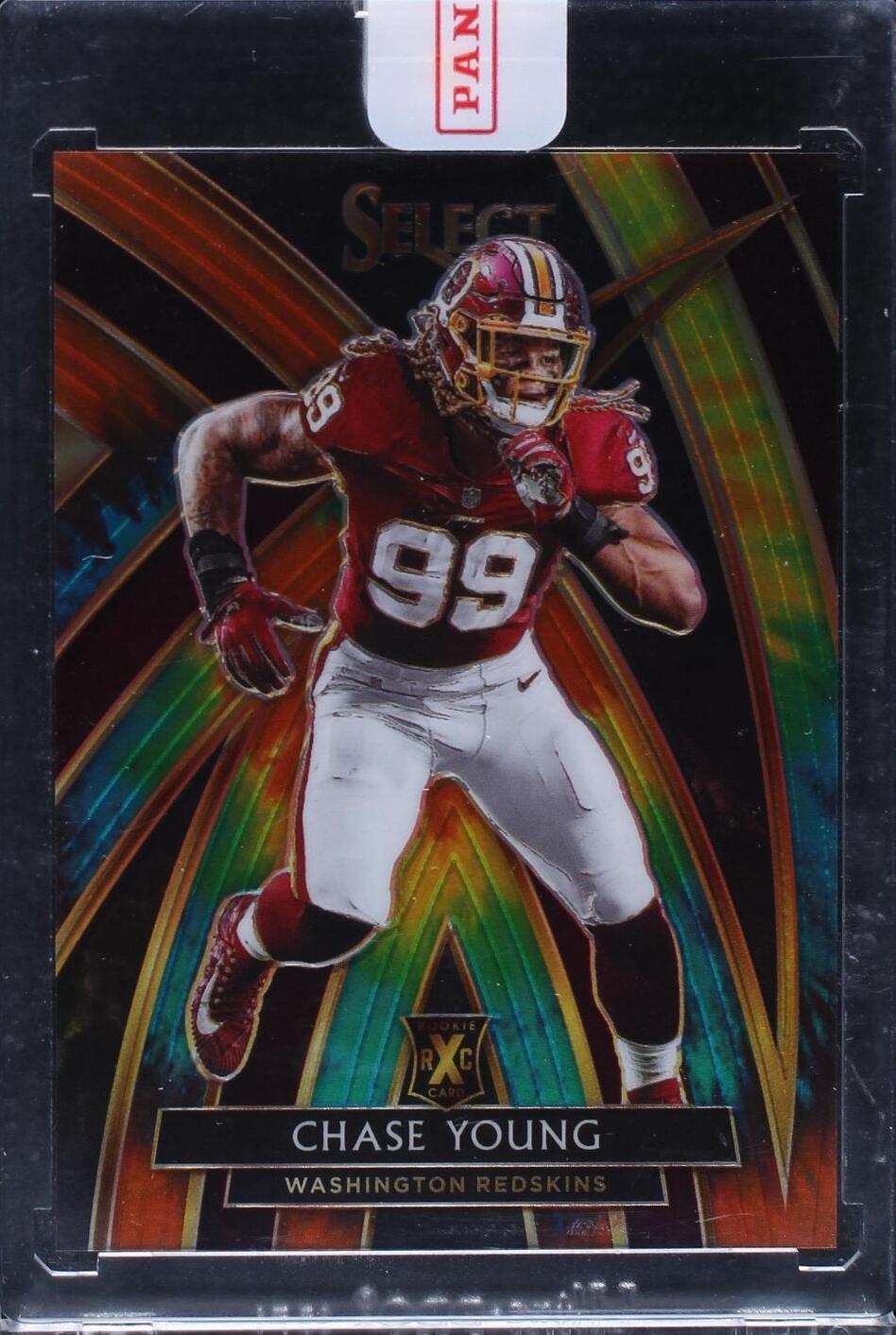 2019 Panini Select - 2020 Xrc Prizm Redemption Chase Young #318 Tie-Dye ...