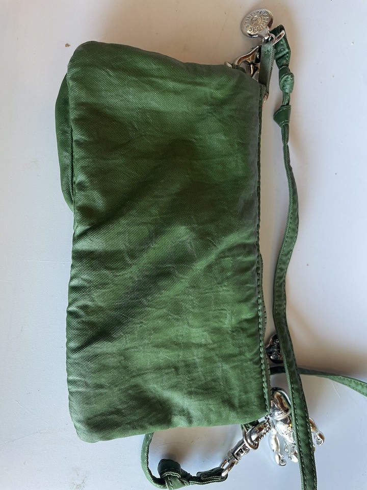 Kipling Small Crossbody Bag / Pack 8”x5” - Green With Monkey / Ape ...