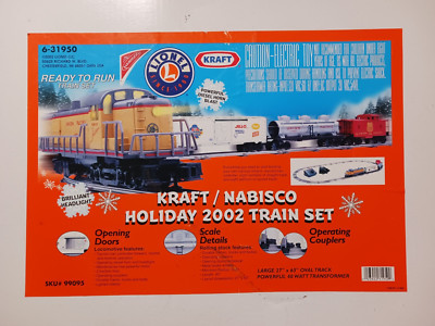 2002 Lionel Train Set - Kraft Nabisco Holiday with Track - Limited ...