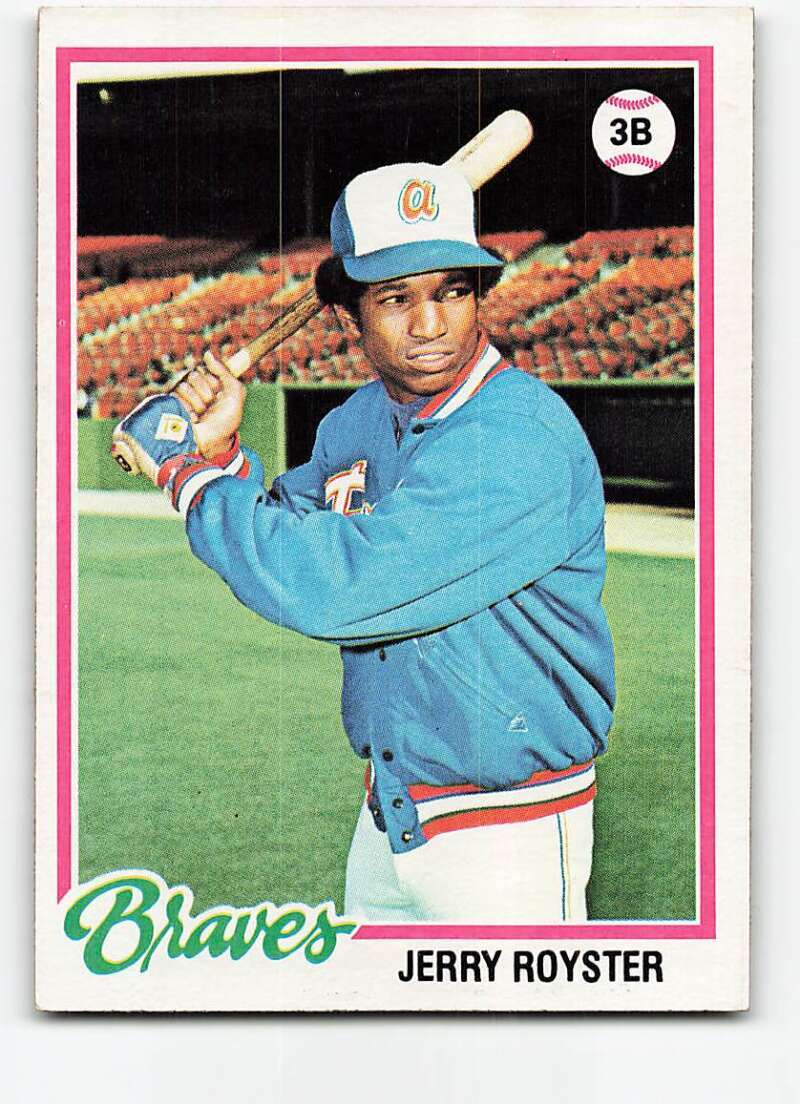1978 Topps #187 Jerry Royster EX Excellent Braves DP ID:121943 | eBay
