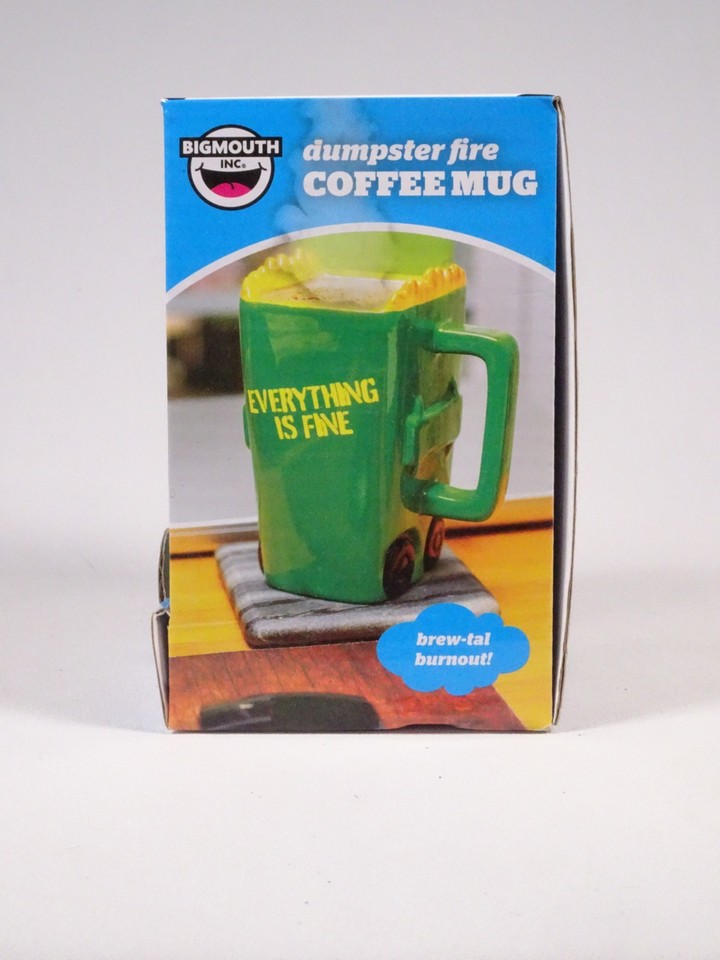 Big Mouth Dumpster Fire “Everything Is Fine” Coffee Mug | eBay