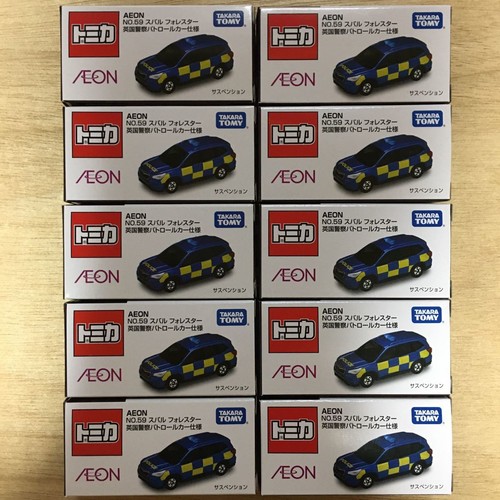 Top Mint Subaru Forester AEON UK Police Patrol 10-Car Set Limited ...