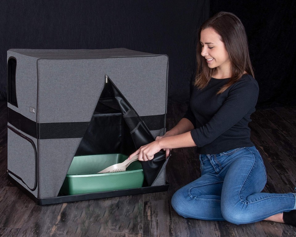 Pet Gear Pro Pawty for Cats with littertraX Mat, Put an end to ...