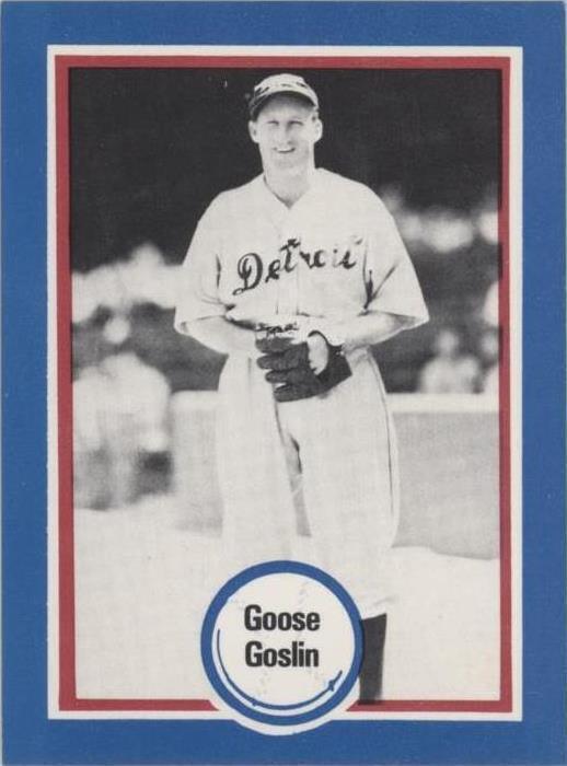 1976 Shakey's Baseball's Hall of Fame - Goose Goslin #110 for sale ...