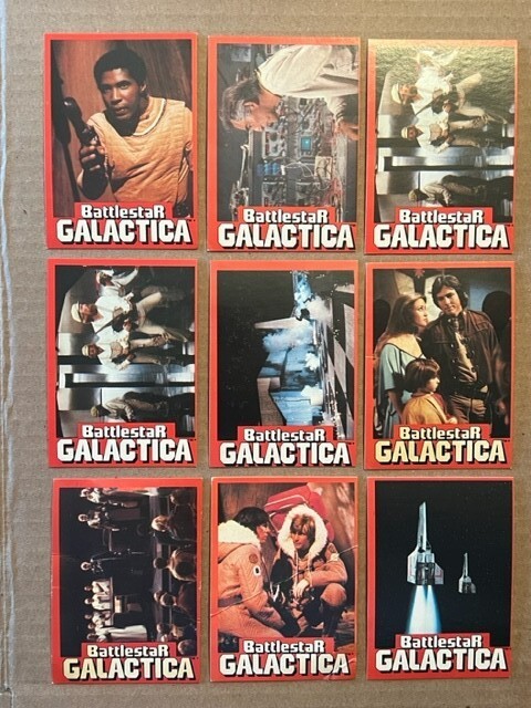 1978 Universal Studios Battlestar Galactica Cards - Lot of 9 | eBay
