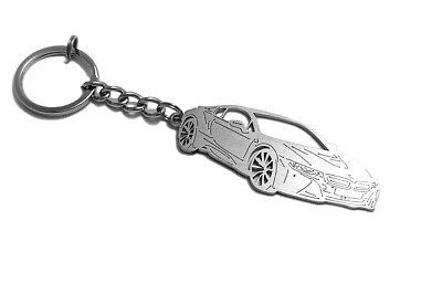 Stainless Steel Keychain 3D Car Body Key Ring fit BMW i8 | eBay