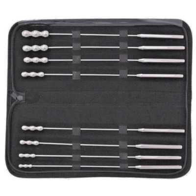 Treble Sound Set, Surgical Steel Male Urethral Sounds Kit (8 Sounds ...