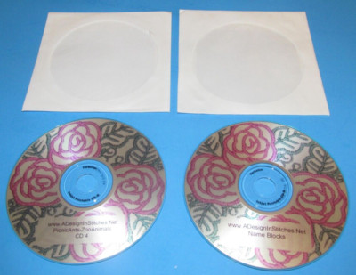 2 CD-ROMs Embroidery Designs A DESIGN IN STITCHES Ants, Zoo Animals ...