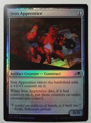 Iron Apprentice *FOIL Common* Magic MtG x1 Kamigawa Neon Dynasty | eBay