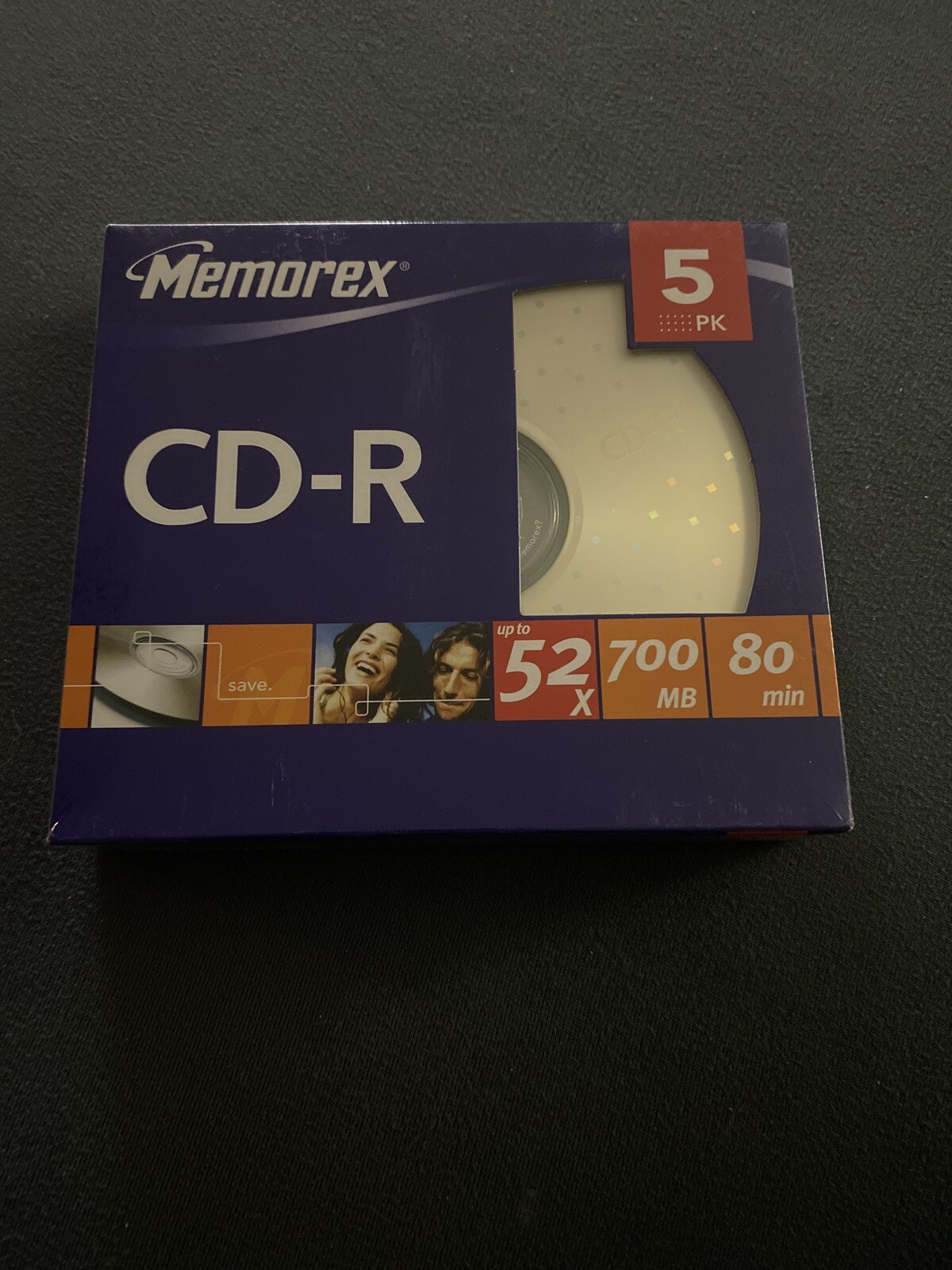 Memorex 5 Pack CD-R 52x 700MB 80min | eBay