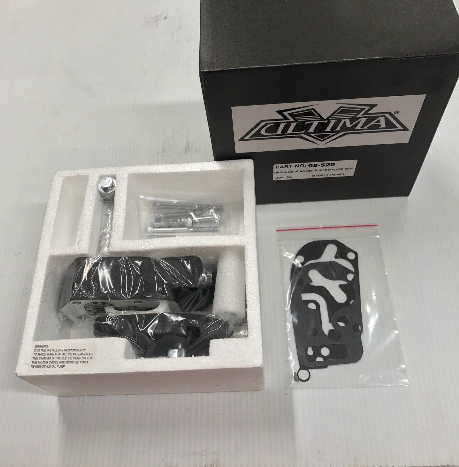 New Ultima Black Oil Pump 1992-1999 Harley | Grelly USA