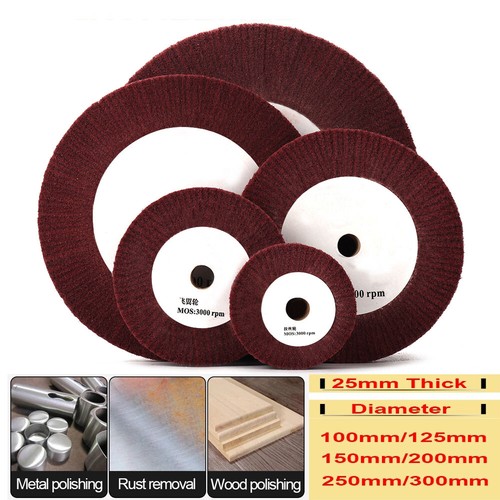 4"~12" Nylon Fiber Polishing Wheel Flap Disc Non-Woven Abrasive Wheel ...