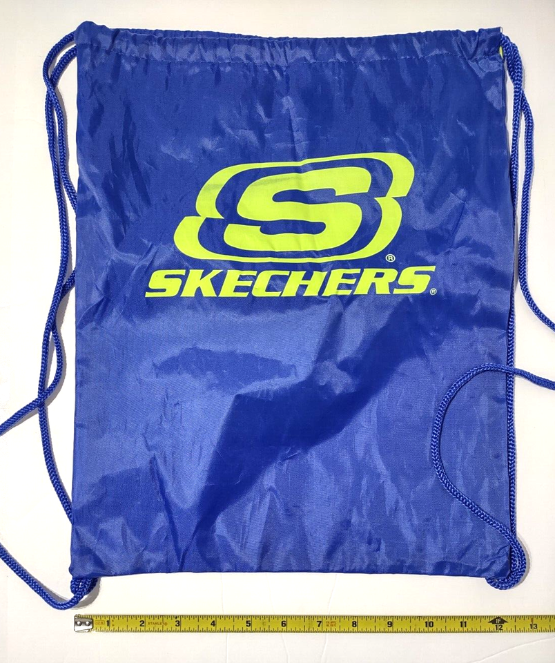 Skechers Nylon Drawstring Bag Backpack Sack Gym Bag Day Bag Shoe Bag w ...