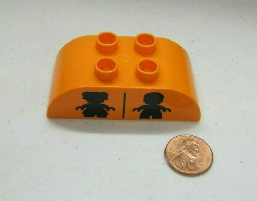 Rare Lego Duplo BOYS GIRLS BATHROOM SIGN RESTROOM Specialty Printed ...