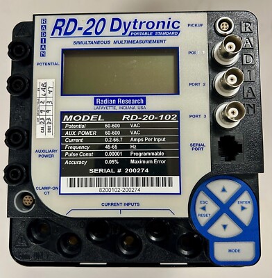 USED Radian RD-20-102 Dytronic Portable Watthour Standards (3 available ...