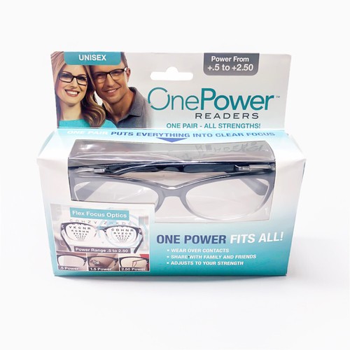 One Power Readers Adjustable Auto Focus Presbyopi Reading Glasses New ...