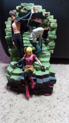 Very rare Death Note Misa, Light & L Diorama statue Japanese anime ...