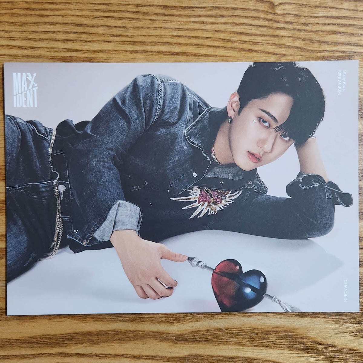Changbin Official Mini Poster Stray Kids Mini Album Maxident Genuine ...