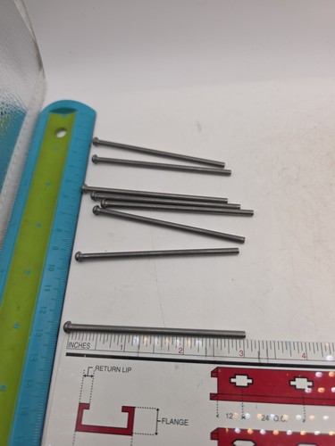 VINTAGE TOY CAR AXLE 8 PIECES ROUND HEAD METAL ANTIQUE SL-04 | eBay