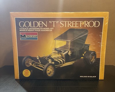 Monogram 1/8 Scale Golden "T" Street Rod FACTORY SEALED 1985 Made In ...