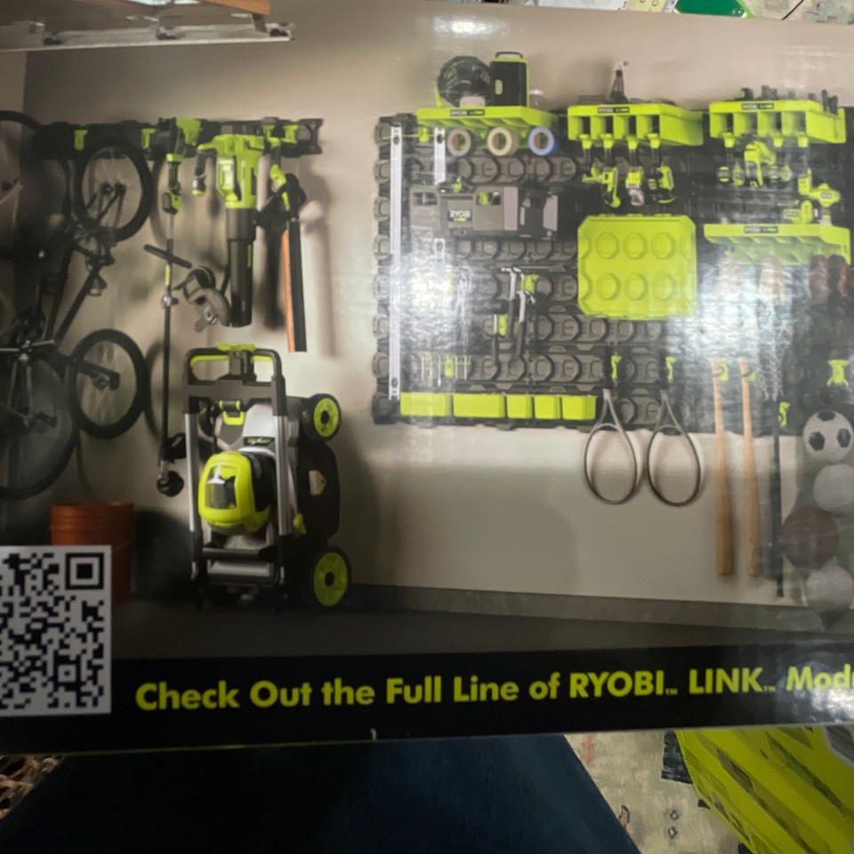 3 X Ryobi Link Modular Storage System Hanging Shelf Integrated J Hook ...