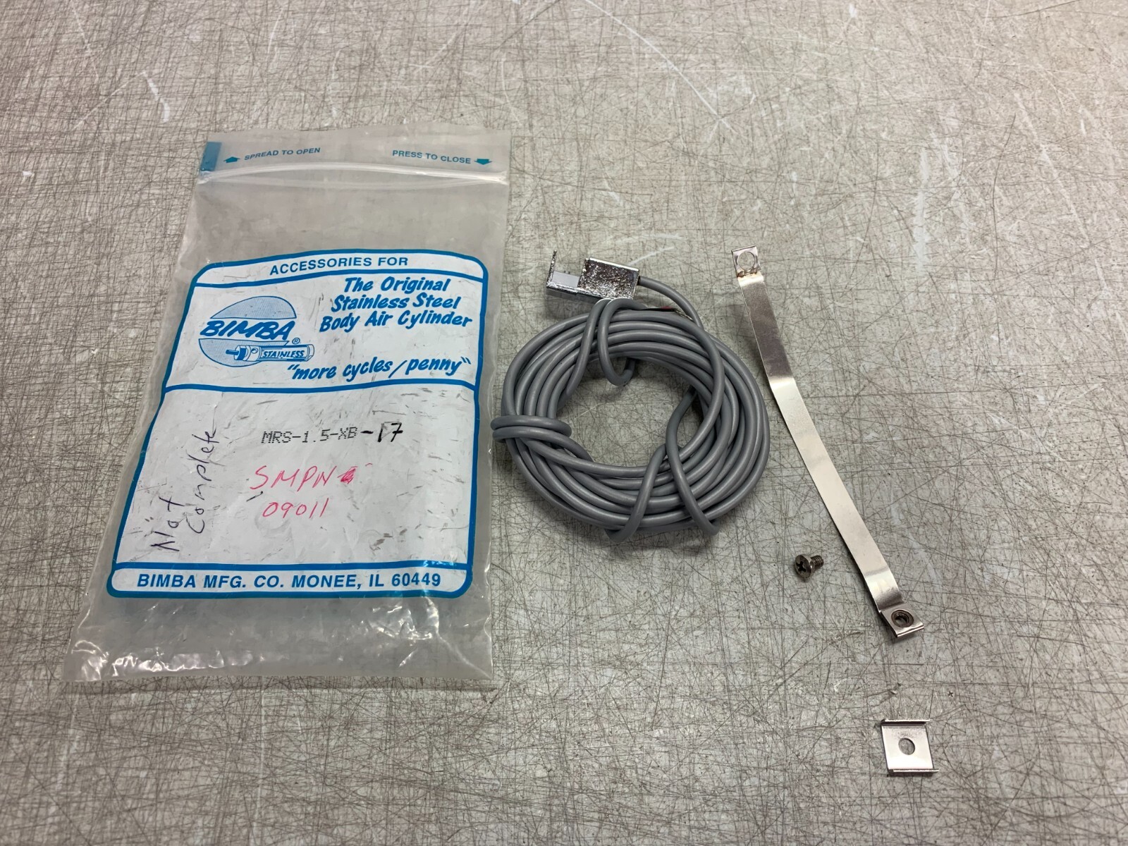 BIMBA MRS-1.5-XB-17 144" wire Pigtail Leeds No led 1.5A Magnetic Reed ...