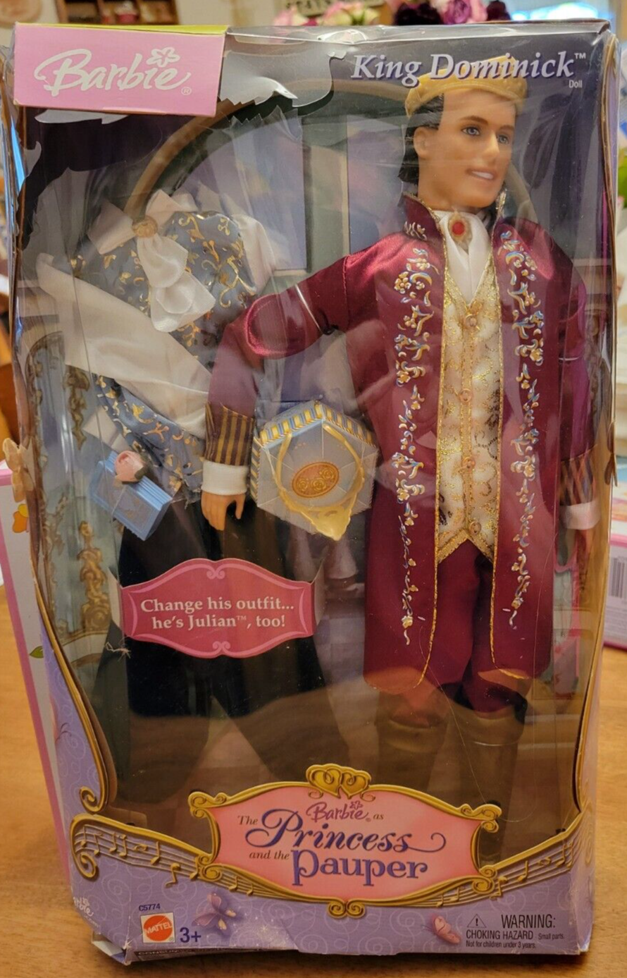 Barbie Princess and The Pauper King Dominick, NIB,2004 | eBay