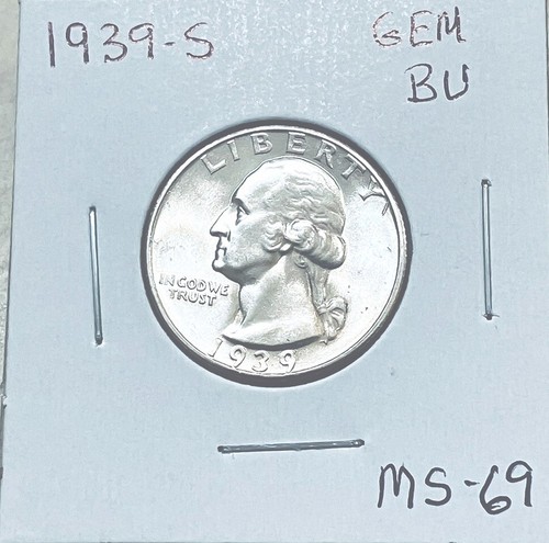1939-S Washington Quarter, Premium Quality Superb Gem Hughes Grade ...