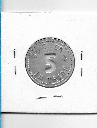 Richmond, Indiana Trade Token MEYER'S CIGAR STORE 5 | eBay